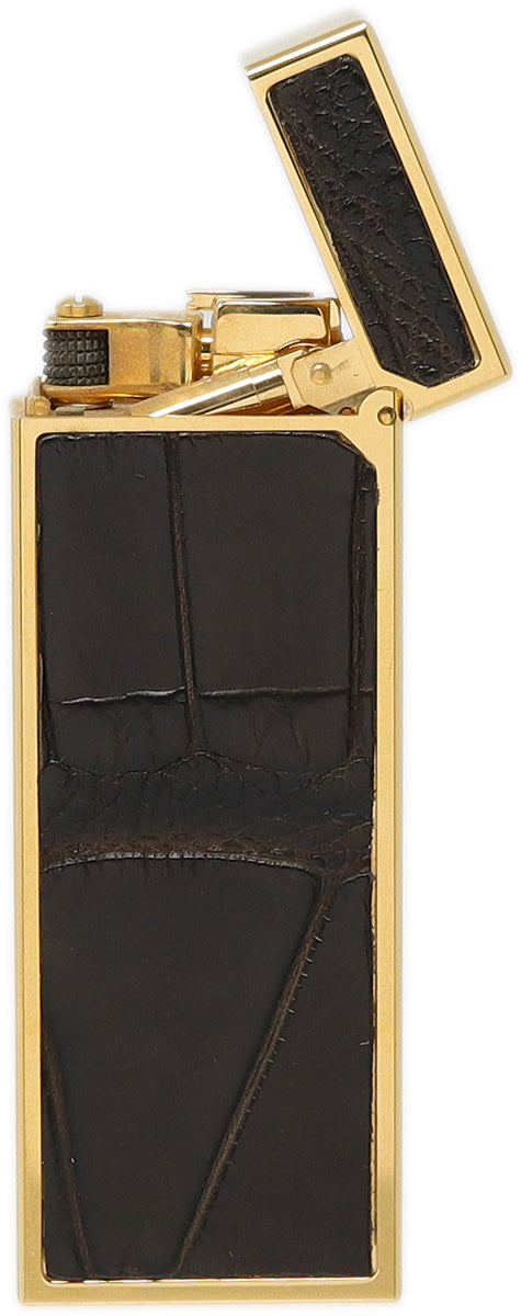 Dunhill Rollagas Lighter Alligator Brown - 11-1118 – Vasco Cigars