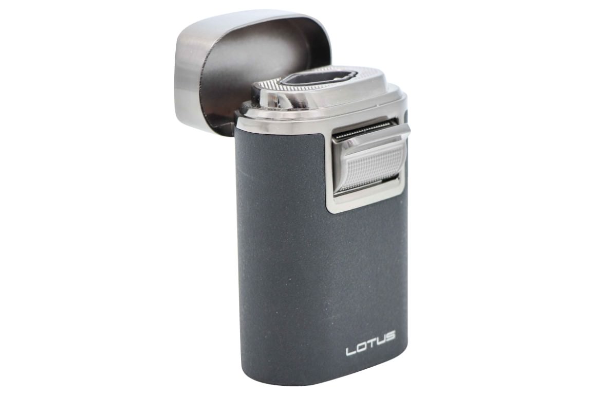 Lotus Brawn Black Quad Torch Table Lighter - 24-0905 – Vasco Cigars