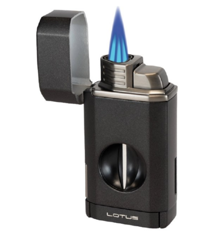 Lotus The Rocket Teal Triple Torch Lighter With V-Cut Cigar Cutter - 2 ...