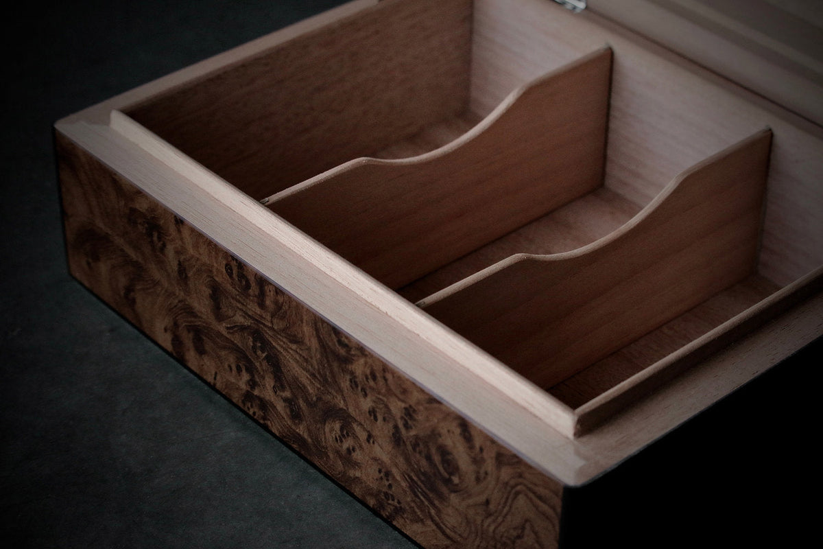 Prometheus Milano Series - Walnut 50 Count Humidor (MILANO/WL) – Vasco ...