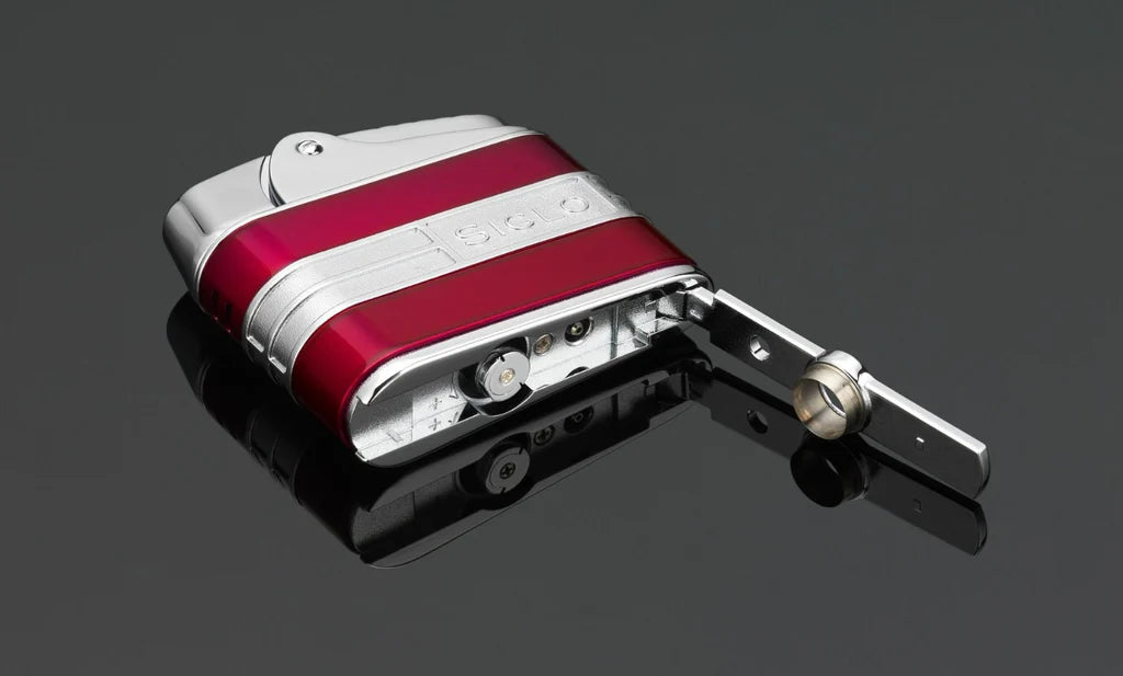 Siglo Metallic Red Retro II Lighter - 100.10968 – Vasco Cigars