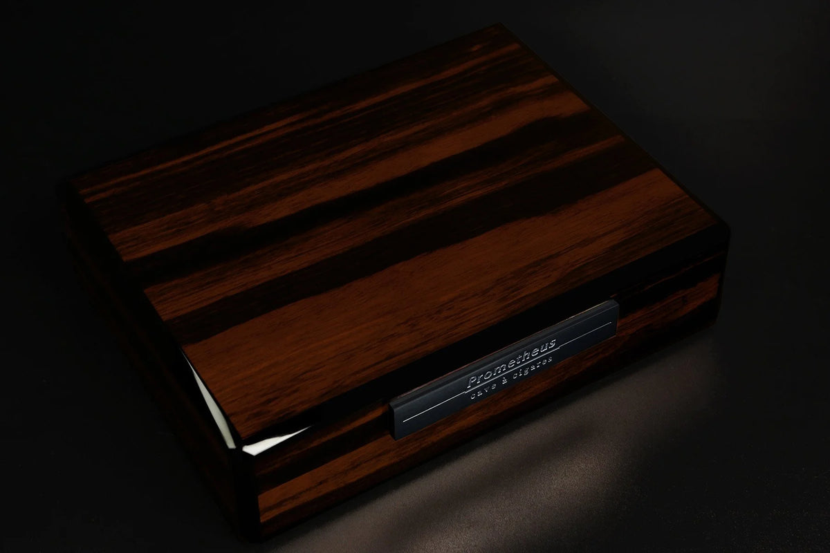 Prometheus Travel Humidor - Macassar Ebony Travel Humidor (H-TRAVEL-MC ...