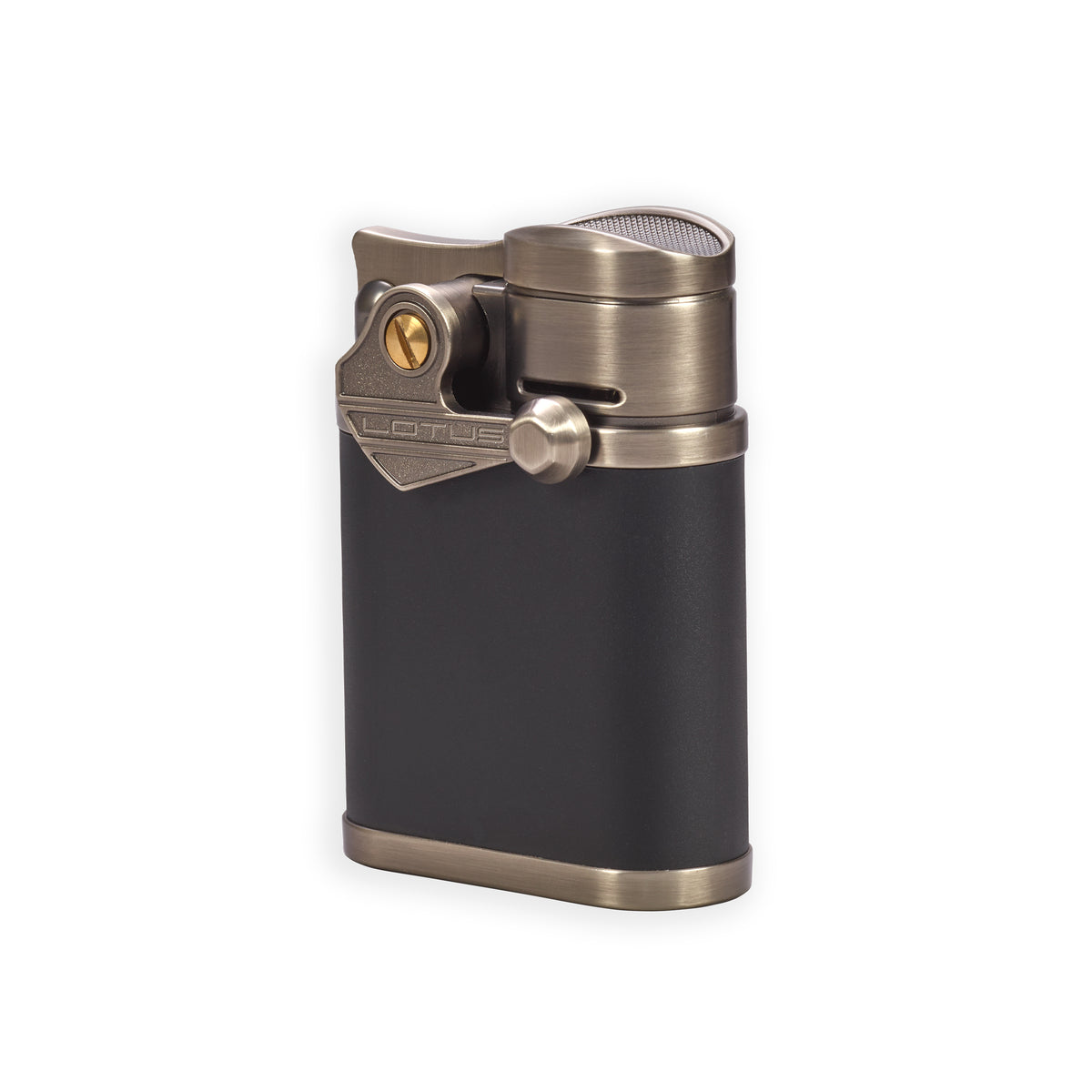 Lotus Winston Gunmetal And Black Quad Torch Table Lighter - 24-0916 ...